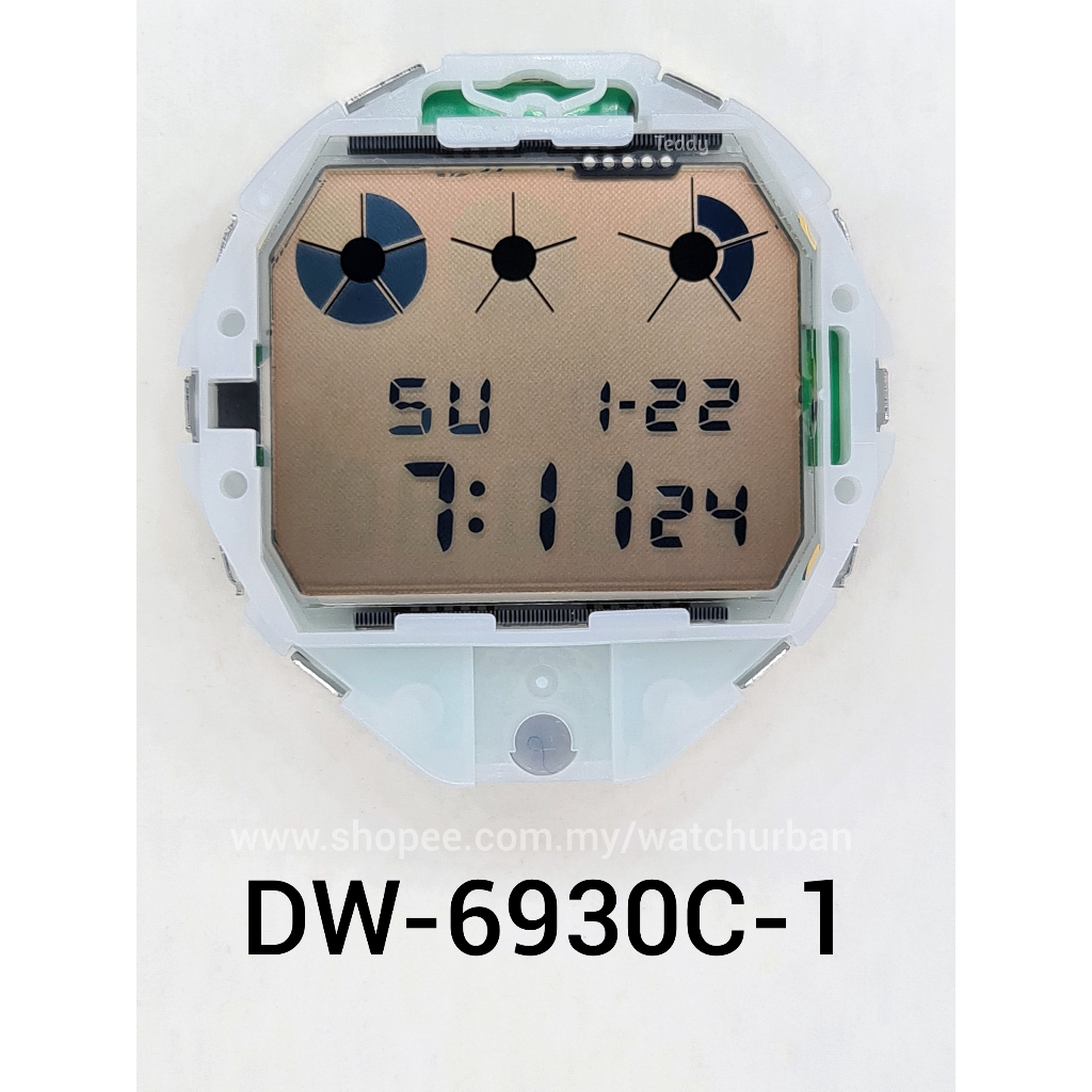 CASIO G-SHOCK MODULE DW6900 DW6600 ENGINE 3230 100% ORIGINAL DW-6900 ...