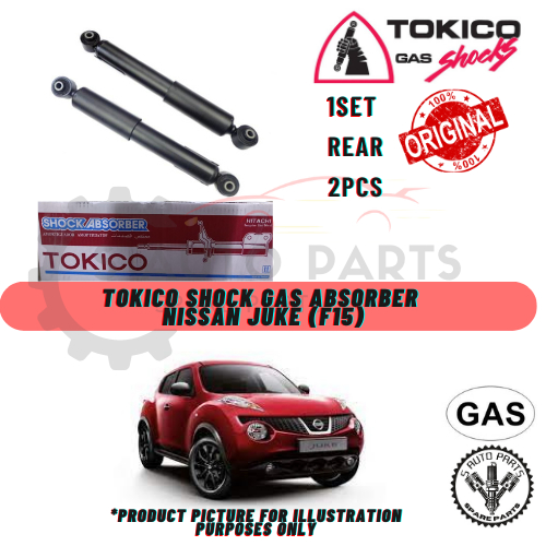 NISSAN JUKE (F15) ( REAR 2PCS) 100% ORIGINAL BRAND TOKICO TKC SHOCK ...