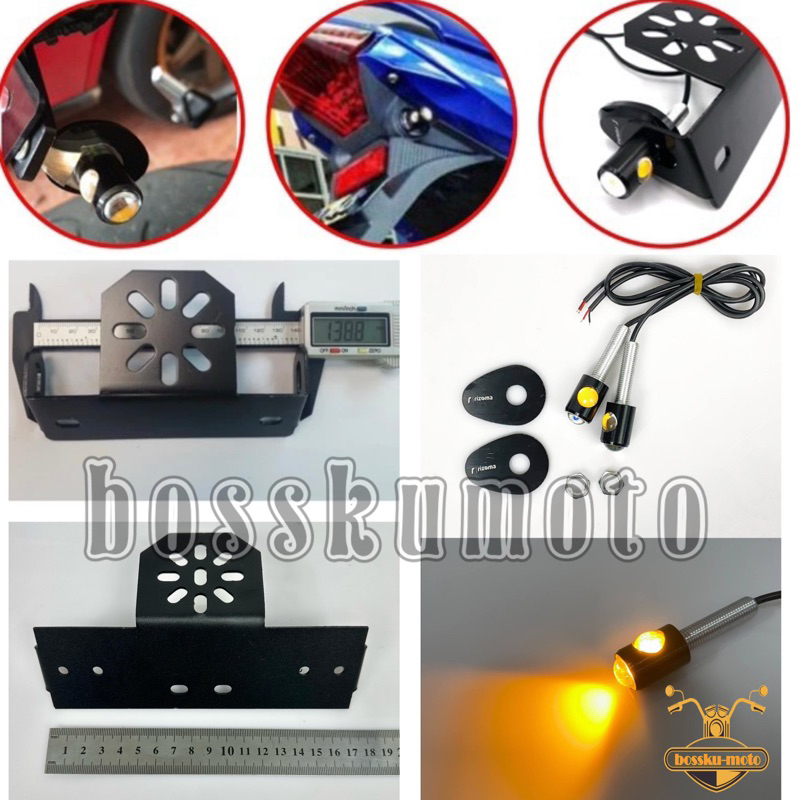 Motorcycle Tail Tidy Number Plate Holder Tail Tidy Signal Led Universal ...