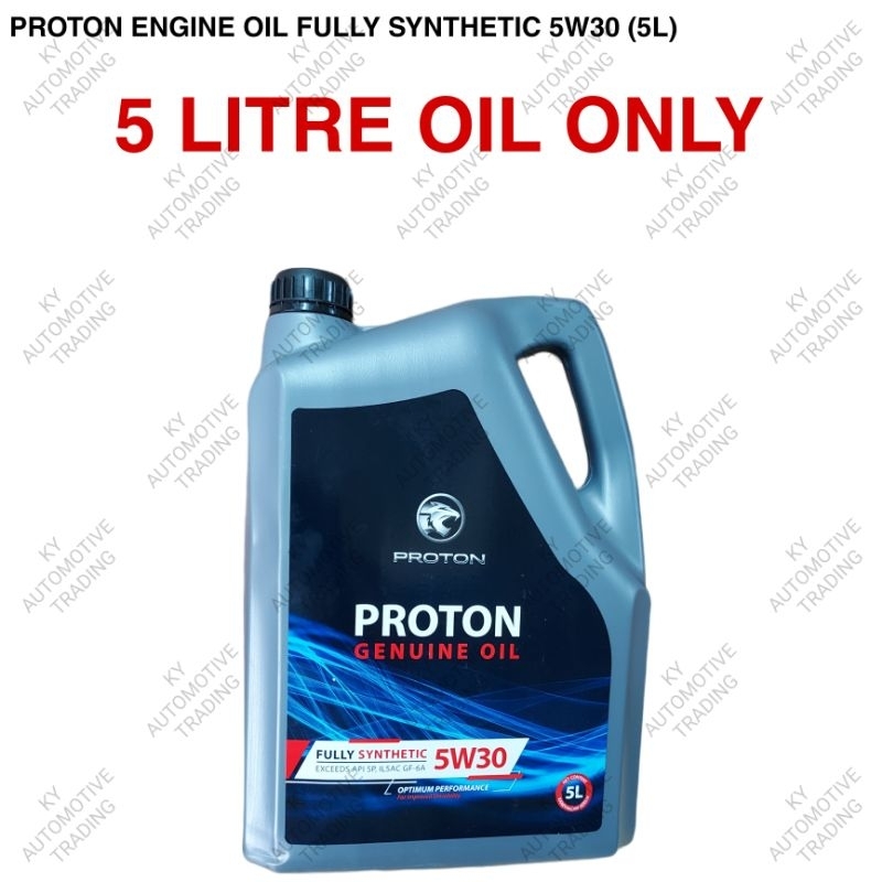 [PROTON] PETRONAS 5W30 4L/5L FULLY SYNTHETIC ENGINE OIL MINYAK HITAM ...