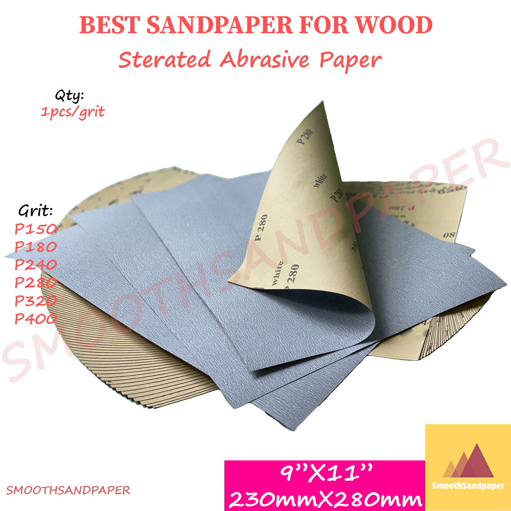 [READY STOCK] Sandpaper Sheet 9"X11" (230mmX280mm) Aluminium Oxide ...