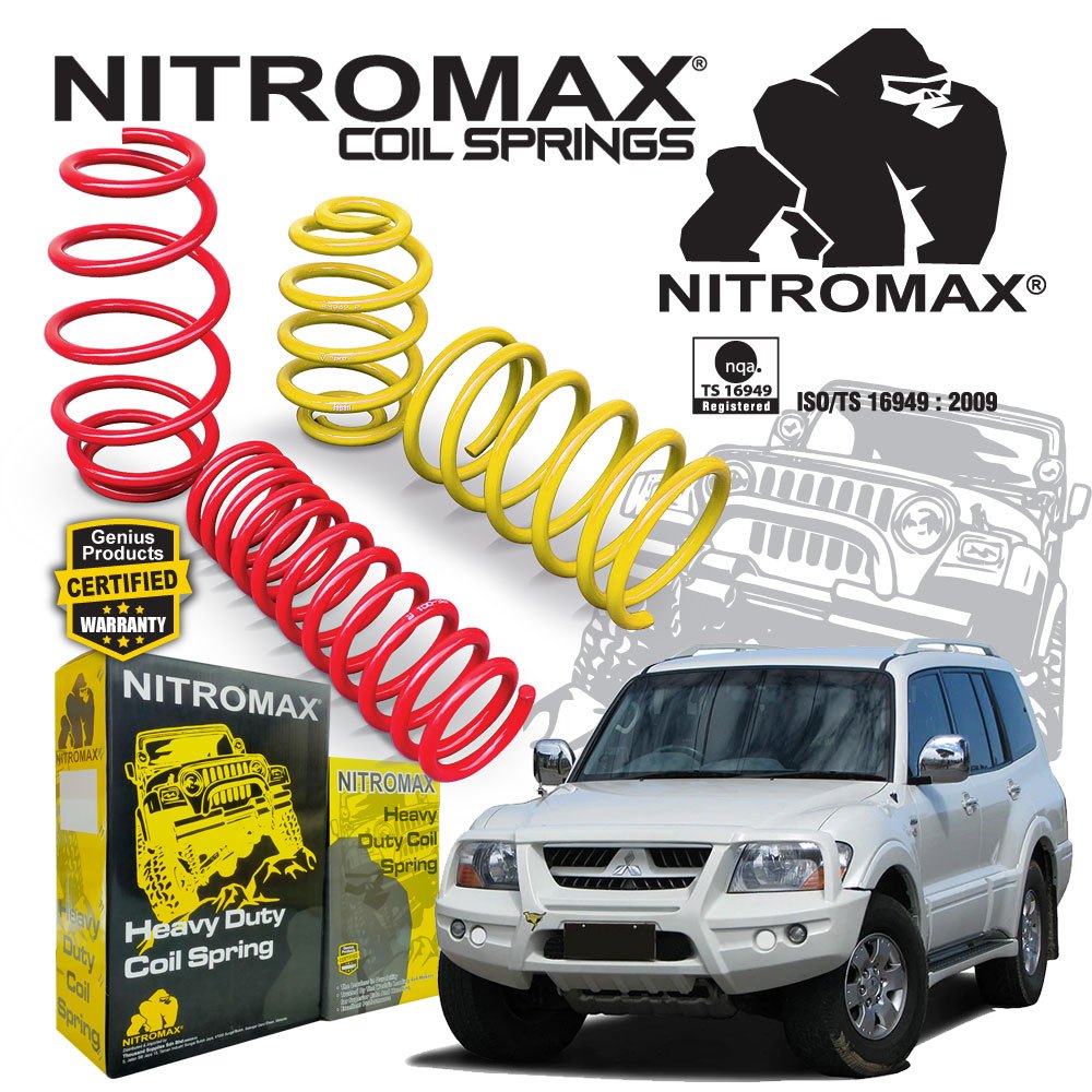 Mitsubishi Pajero NP/NS/NW '02-'14 / Pajero Sport Nitromax Coil Springs ...
