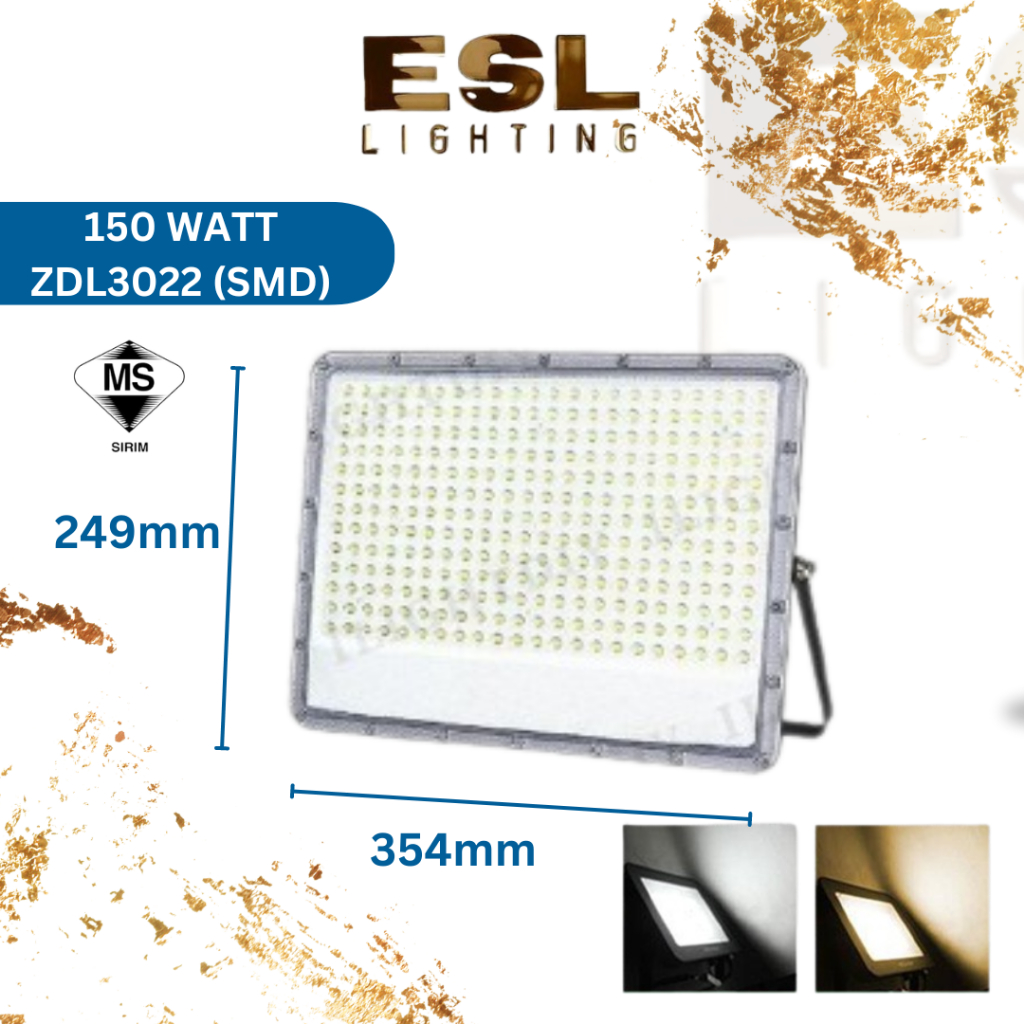 MEGAMAN 100W/150W/200W LED Flood Light ZDL3022 IP65 OUTDOOR LED ...