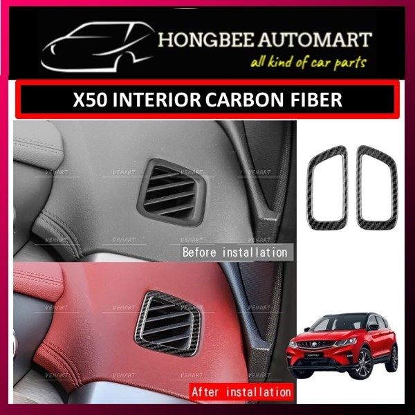 PROTON X50 INTERIOR COVER CARBON FIBER AIRCOND GARNISH CARBON ...