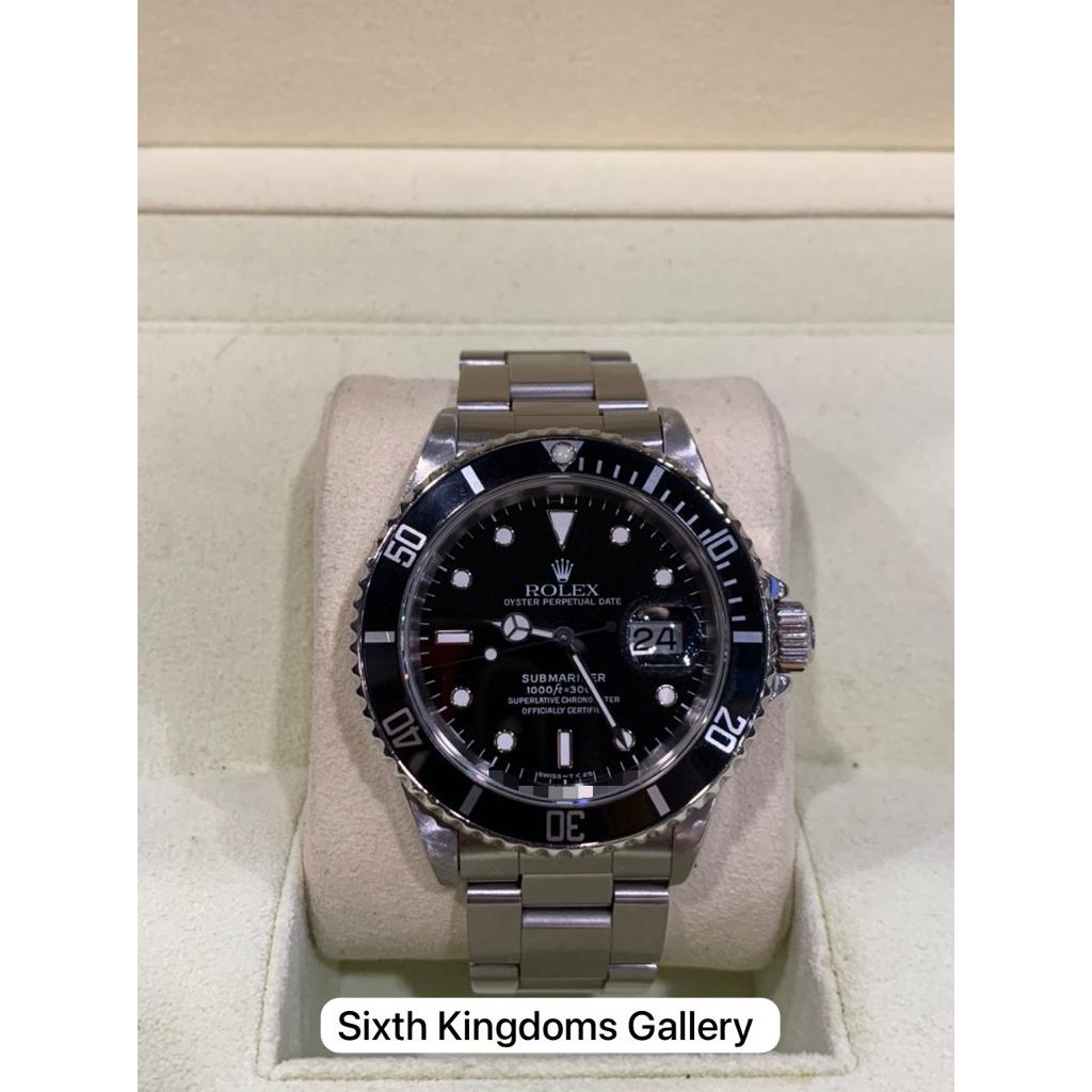 Rolex Submariner Date 40mm 16610LN | Shopee Malaysia