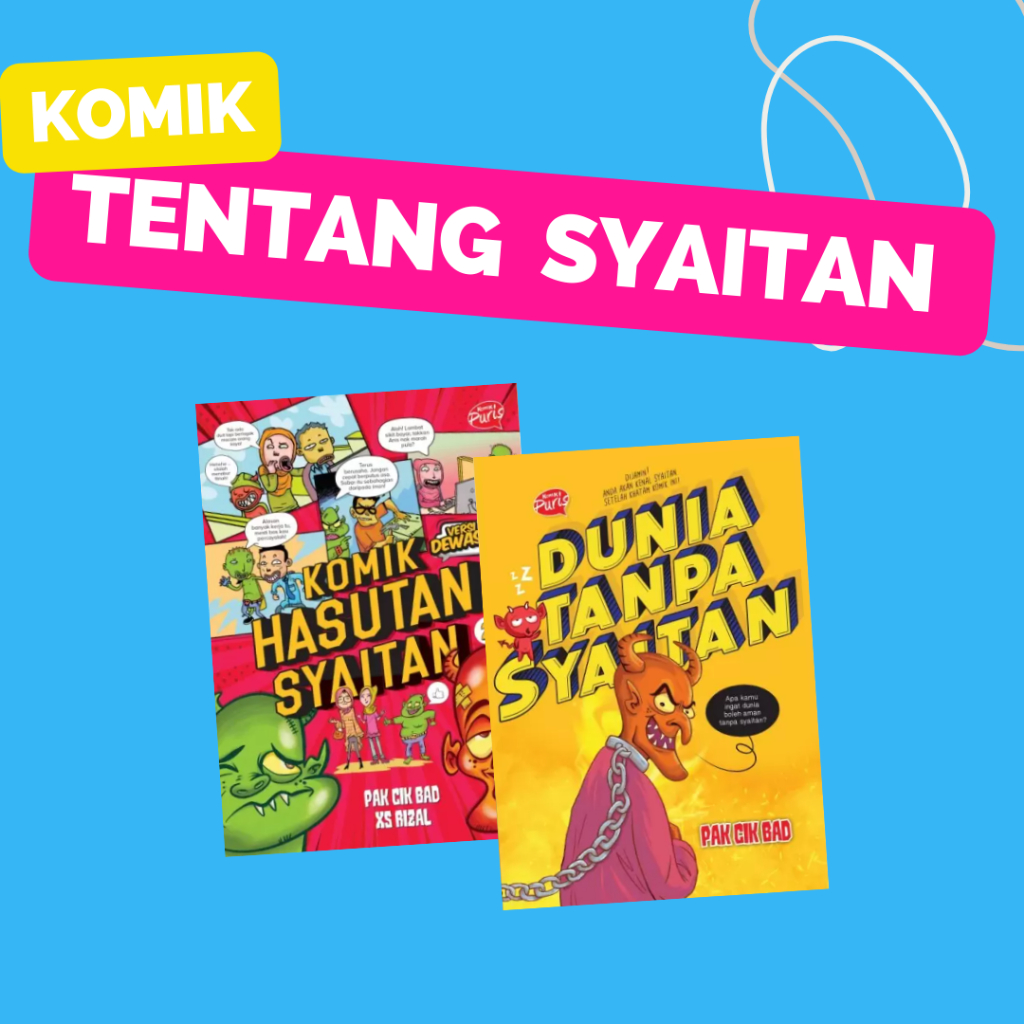 KOMIK HASUTAN SYAITAN | Pak Cik Bad [Galeri Ilmu] | Shopee Malaysia