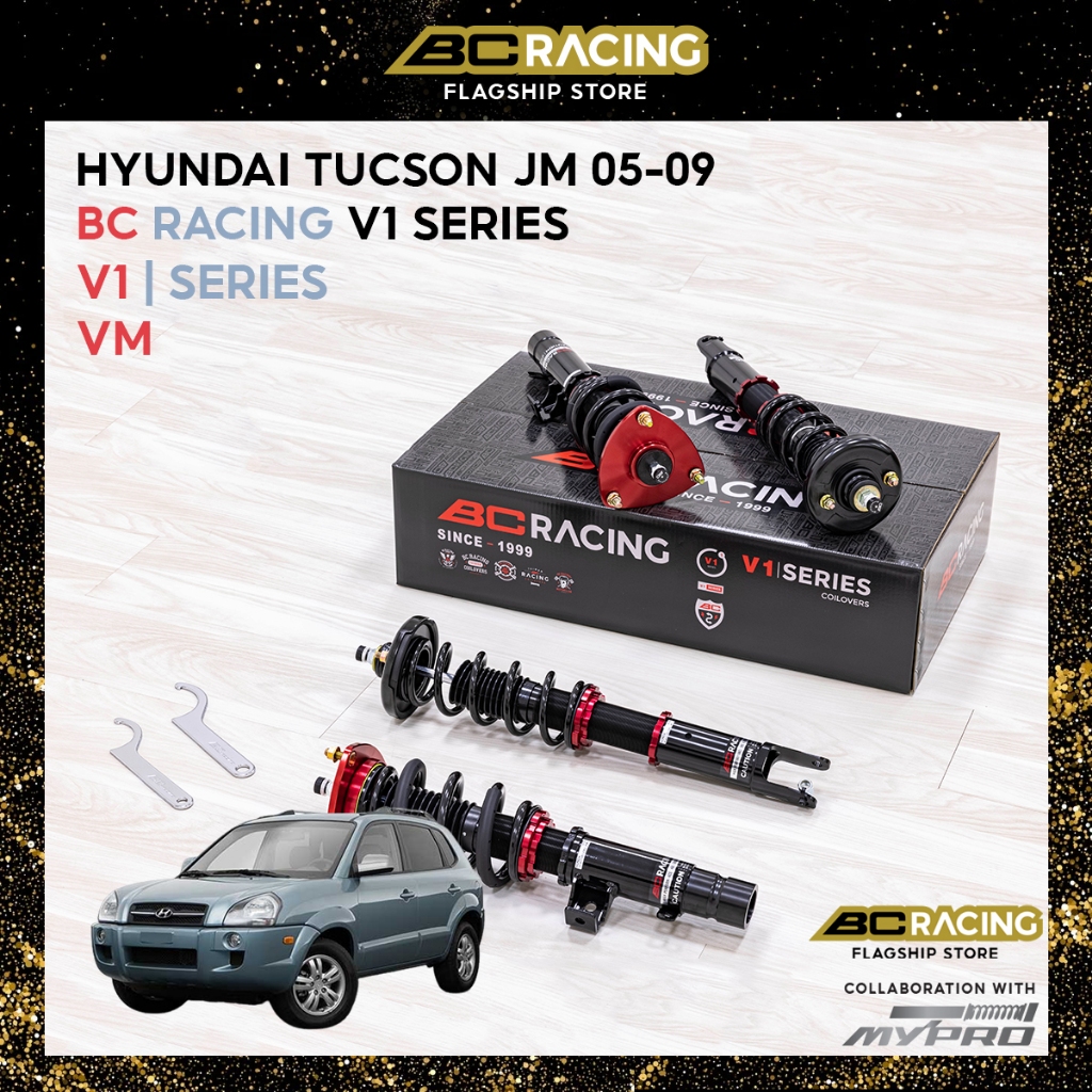 BC Racing V1 Series High Low Soft Hard Adjustable Absorber for Hyundai ...