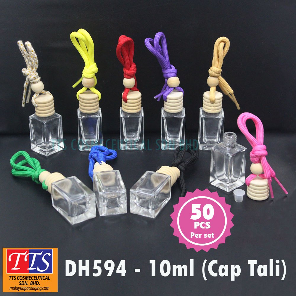 [50 Pcs] Botol perfume kereta petak 10ml Clear rectangle Car Perfume ...