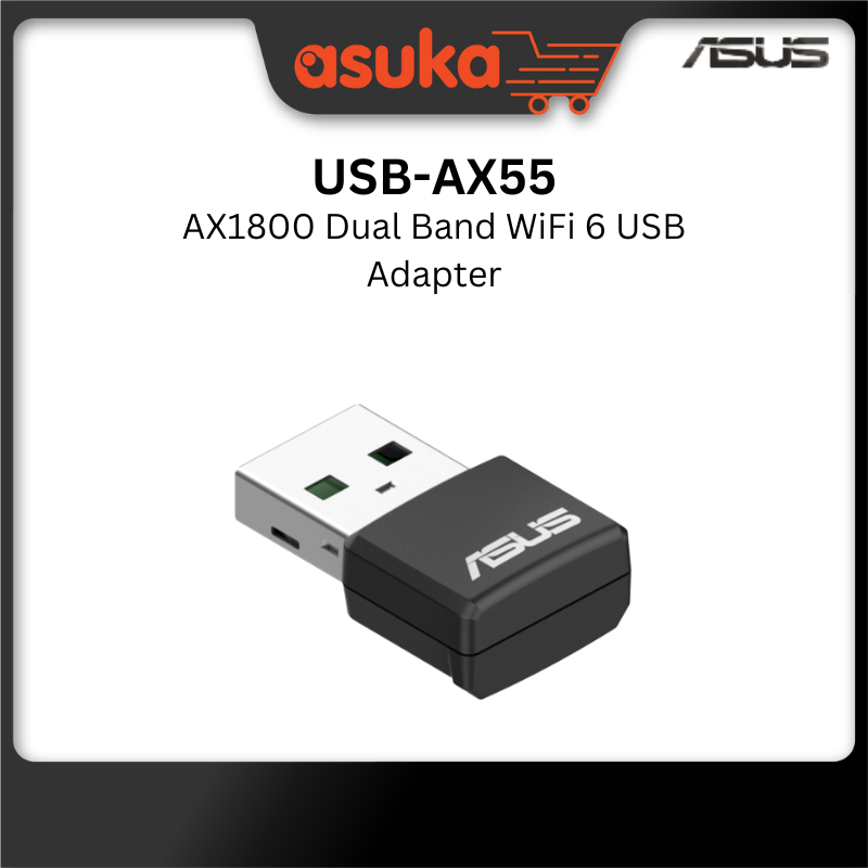 Asus USB-AX55 Nano AX1800 Dual Band WiFi 6 USB Adapter | Shopee Malaysia