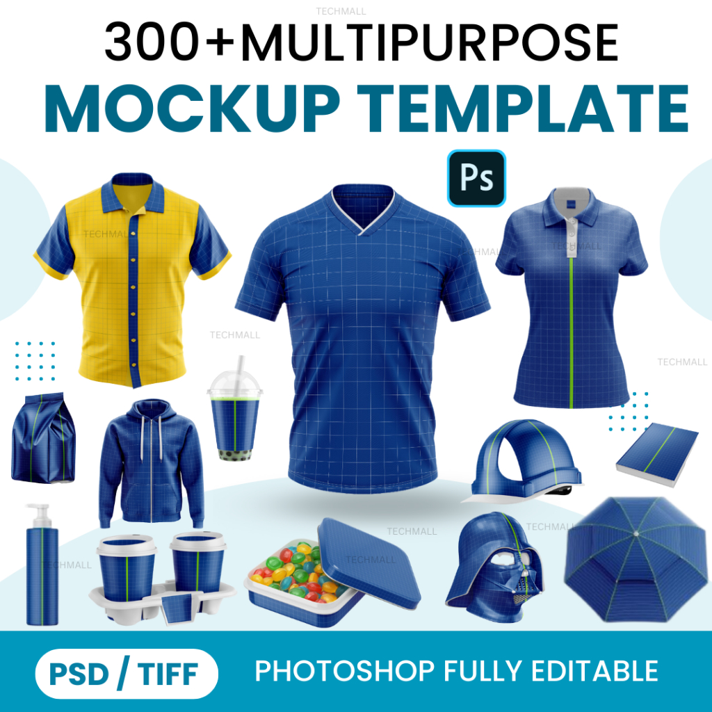 300+ Digital Mockup Templates Bundle | Photoshop Template | Shopee Malaysia