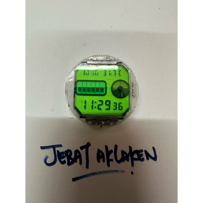 PARTS GSHOCK-MODULE GSHOCK DW6100 Thermometer(Paparan Hari Pada LED ada ...