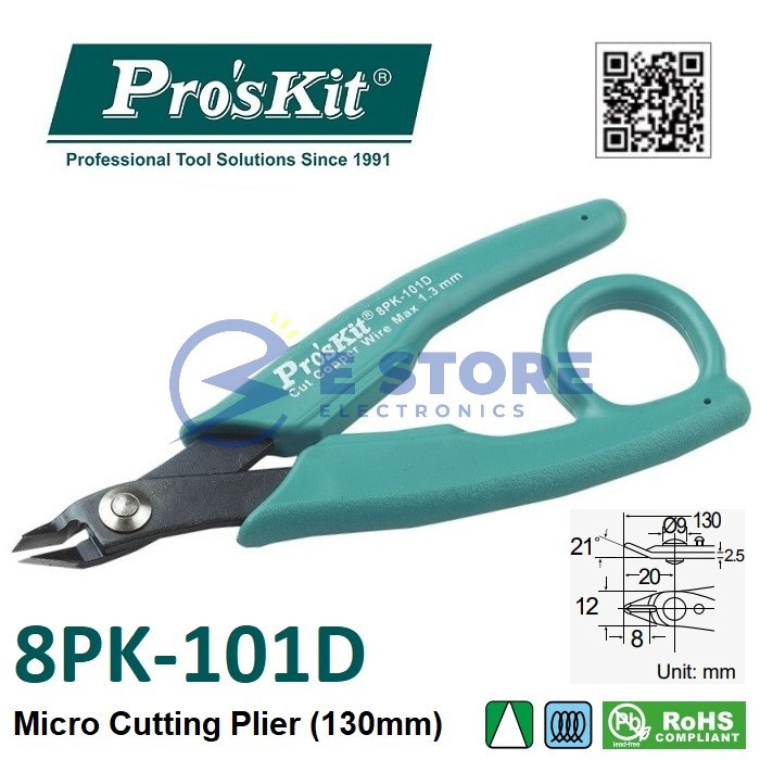 Pro'sKit 8PK-101D Micro Cutting Plier - Taiwan | Shopee Malaysia
