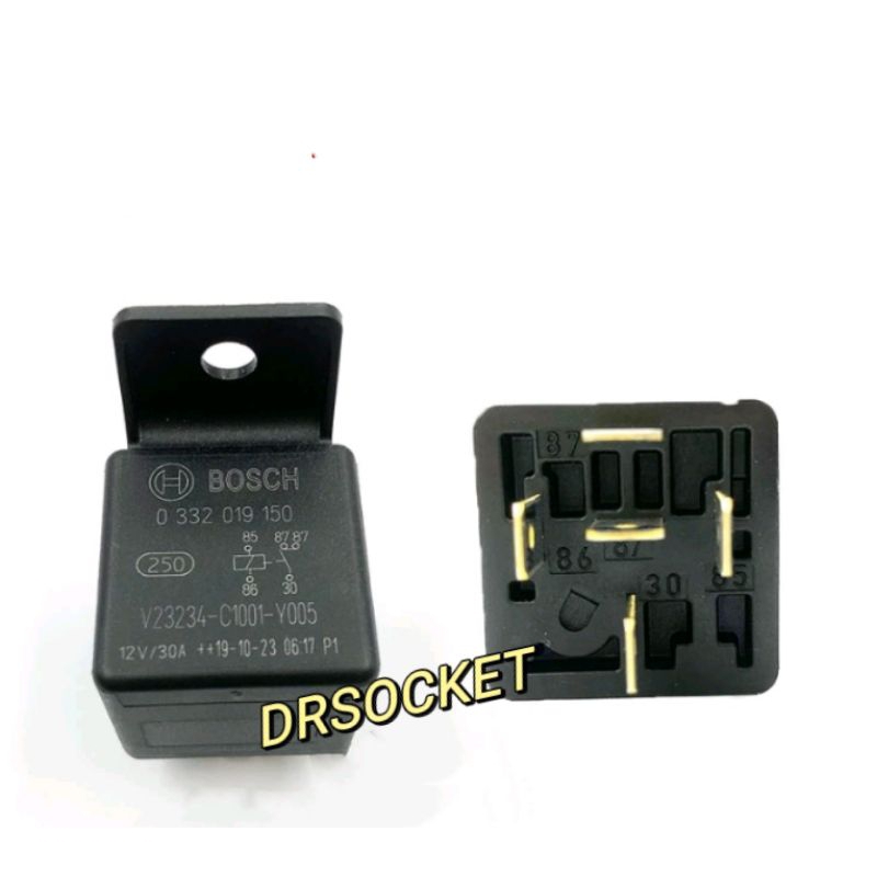 BOSCH RELAY HORN RELAY HEADLAMP RELAY 12V 30A RELAY 5 PIN AIR-COND RELAY STARTER RELAY SPORT ...