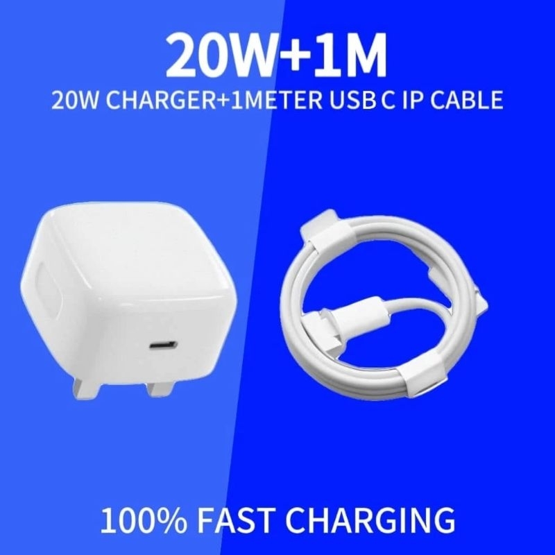 Fast Charging 20W USB-C Power Adapter For PD Cable Data Fast Charger ...