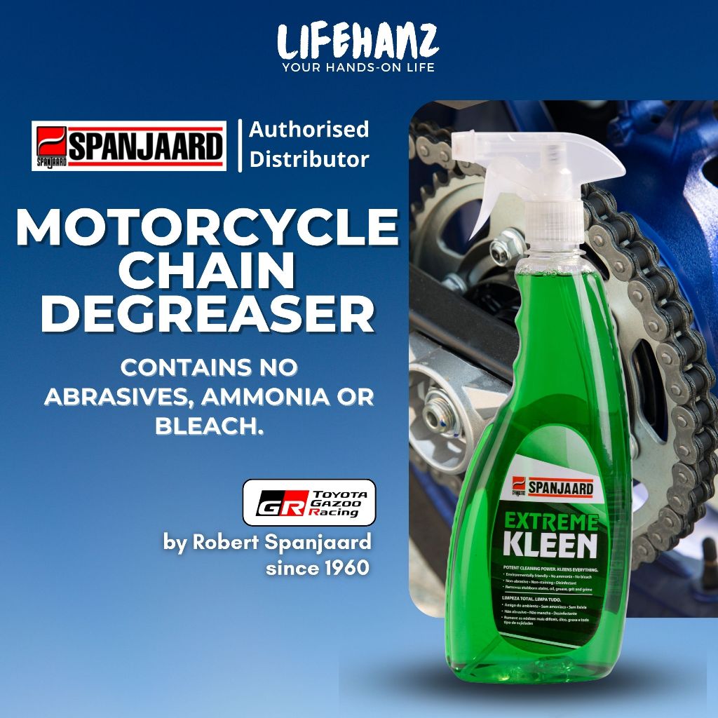 Spanjaard Motorcycle Chain Degreaser - Extreme Kleen (750ml) | Shopee ...