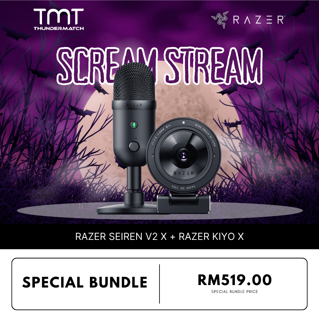 Razer Seiren V3 Chroma / Seiren V3 Mini Condenser USB Microphone For ...