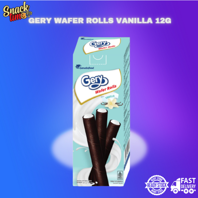 GERY WAFER ROLL VANILLA 12G | Shopee Malaysia