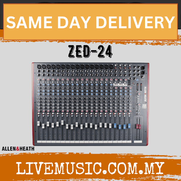 Allen & Heath ZED-24 Mixer with USB ( ZED24 / ZED 24 ) | Shopee Malaysia