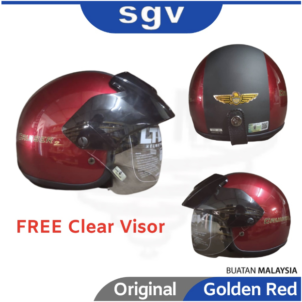SGV Helmet L XL 100% Original Topi Keledar Motor SGV99 SGV62 SGV 99 62 ...