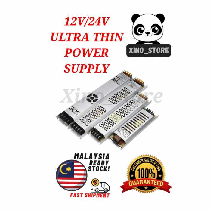 Ultra Thin Power Supply 12V5A / 12V8.3A / 12V12.5A / 12V16.7A / 12V25A ...