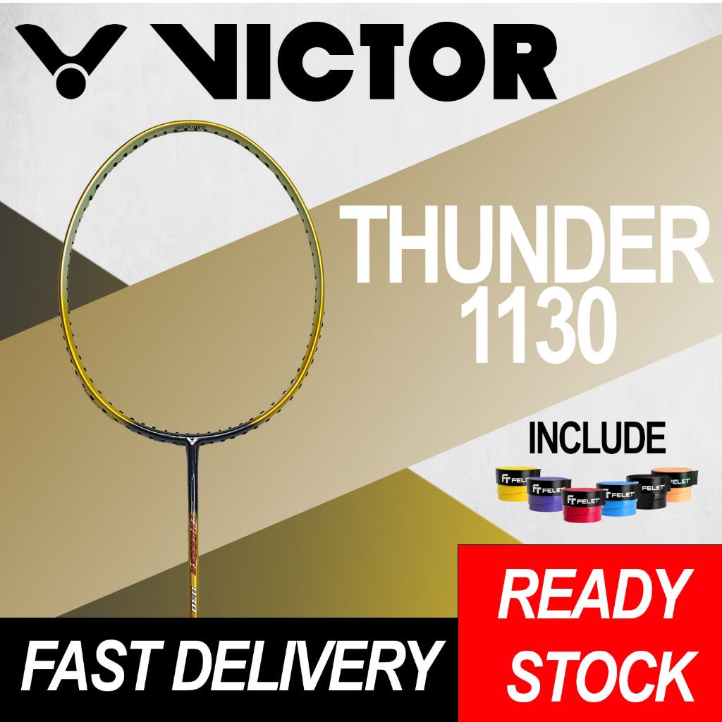【Original】Victor Thunder Series Thunder 1130 30LBS 4U Badminton Racket ...