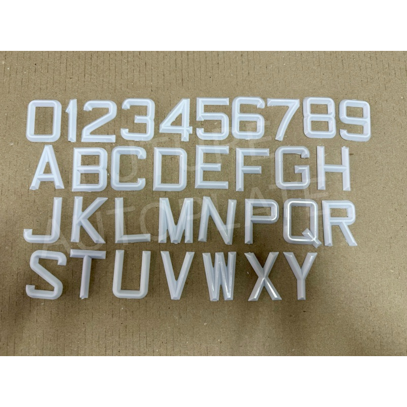 Motor Number Plate wordings only (Font 3) *JPJ PASS* MOTOR NO PLAT no ...