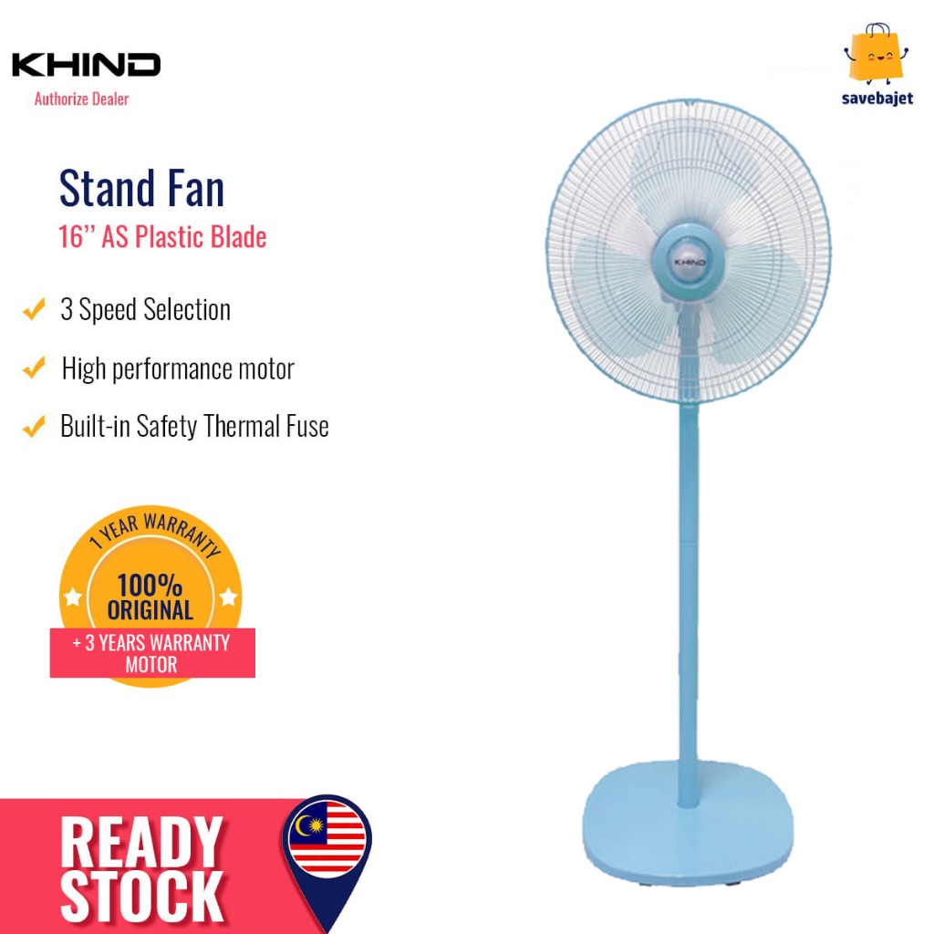 KHIND Stand Fan (16") SF1660TH | Shopee Malaysia