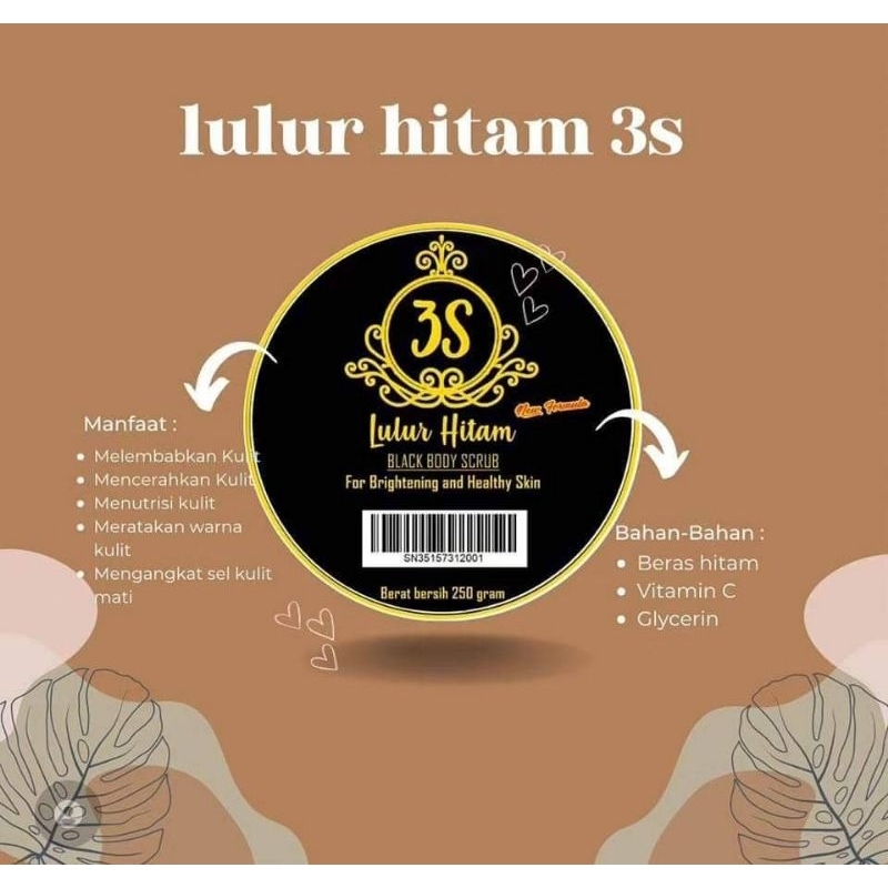 LULUR HITAM 3S & BEDDA LOTONG | Shopee Malaysia