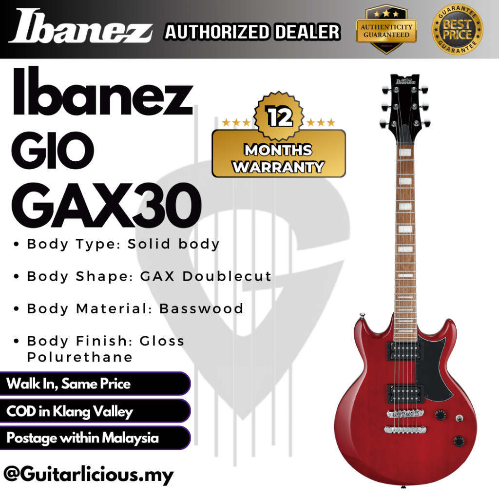 Ibanez GAX30 Electric Guitar Ibanez GAX30 Electric Guitar Double ...