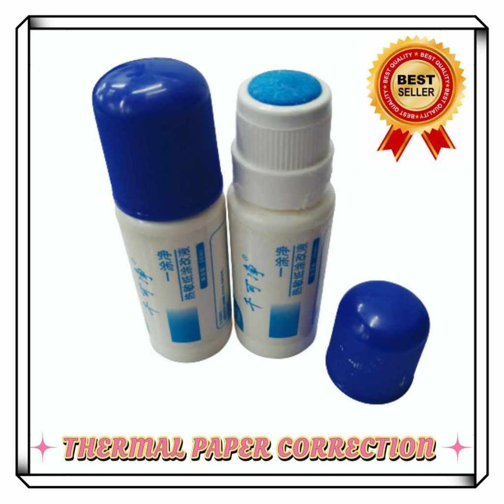 Thermal Paper Correction Fluid Parcel Name Address Remover Fluid ...