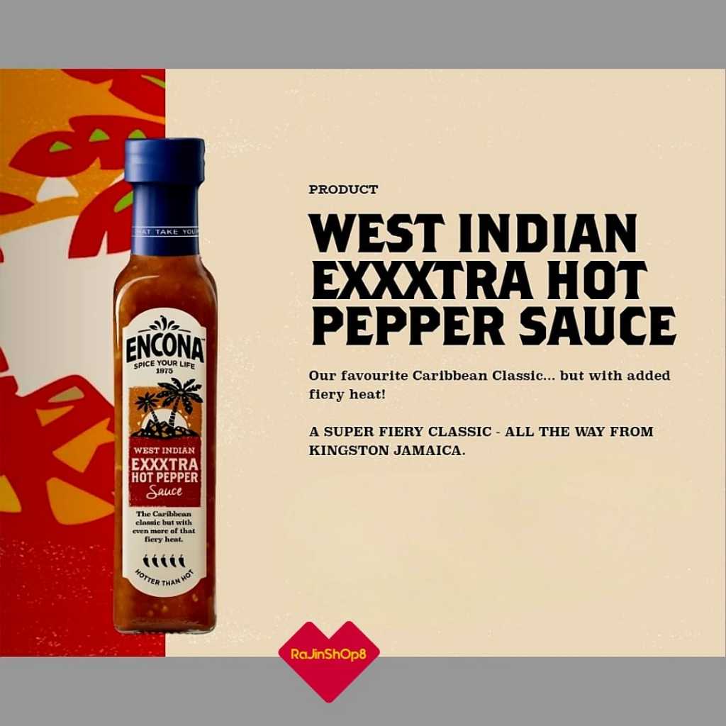 Encona Hot Sauce Variety – West Indian Original / Exxxtra Hot ...