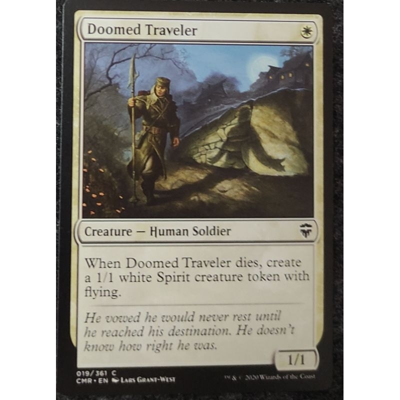 Magic The Gathering : Doomed Traveler Common The List /Commander ...