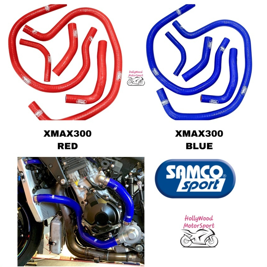 YAMAHA XMAX XMAX250 V1 V2 HOSE RADIATOR SAMCO RACING COOLANT TANK ...