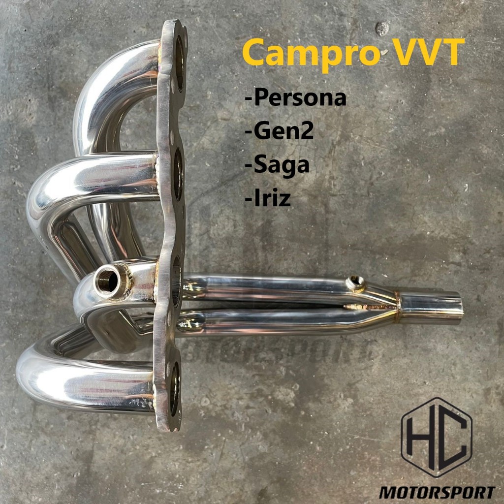 Proton Campro/VVT/Extractor Header Exhaust 4x2x1 Car Ekzos Stainless ...