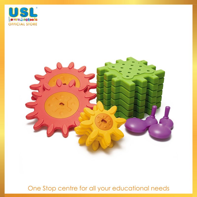 Weplay We-Blocks Gears | Block Toy | | Manipulatives & Fine Motor Skill ...
