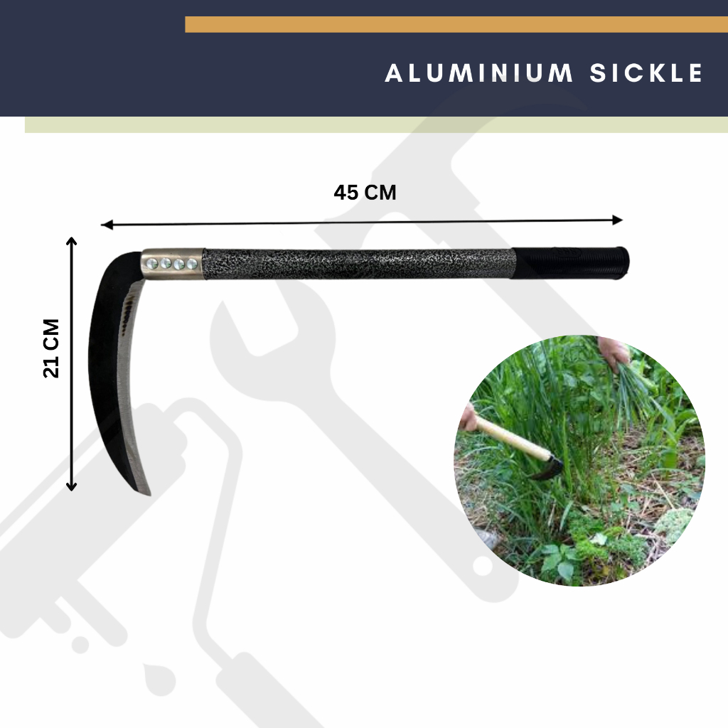 Sam Lee Sickle Knife | Heavy Duty Sabit Rumput Besi | Pisau Sabit ...