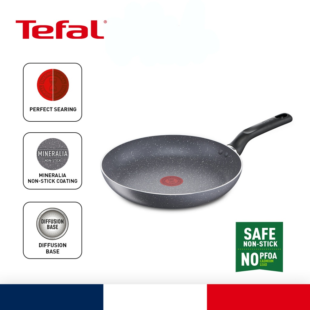 Tefal Mineralia Non-Stick Coating Natura Frypan (28cm) B22606 | Shopee ...