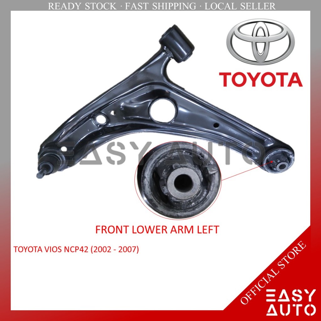 TOYOTA VIOS NCP42 (2002 - 2007) - 48069-0D020 FRONT LOWER ARM LEFT ...