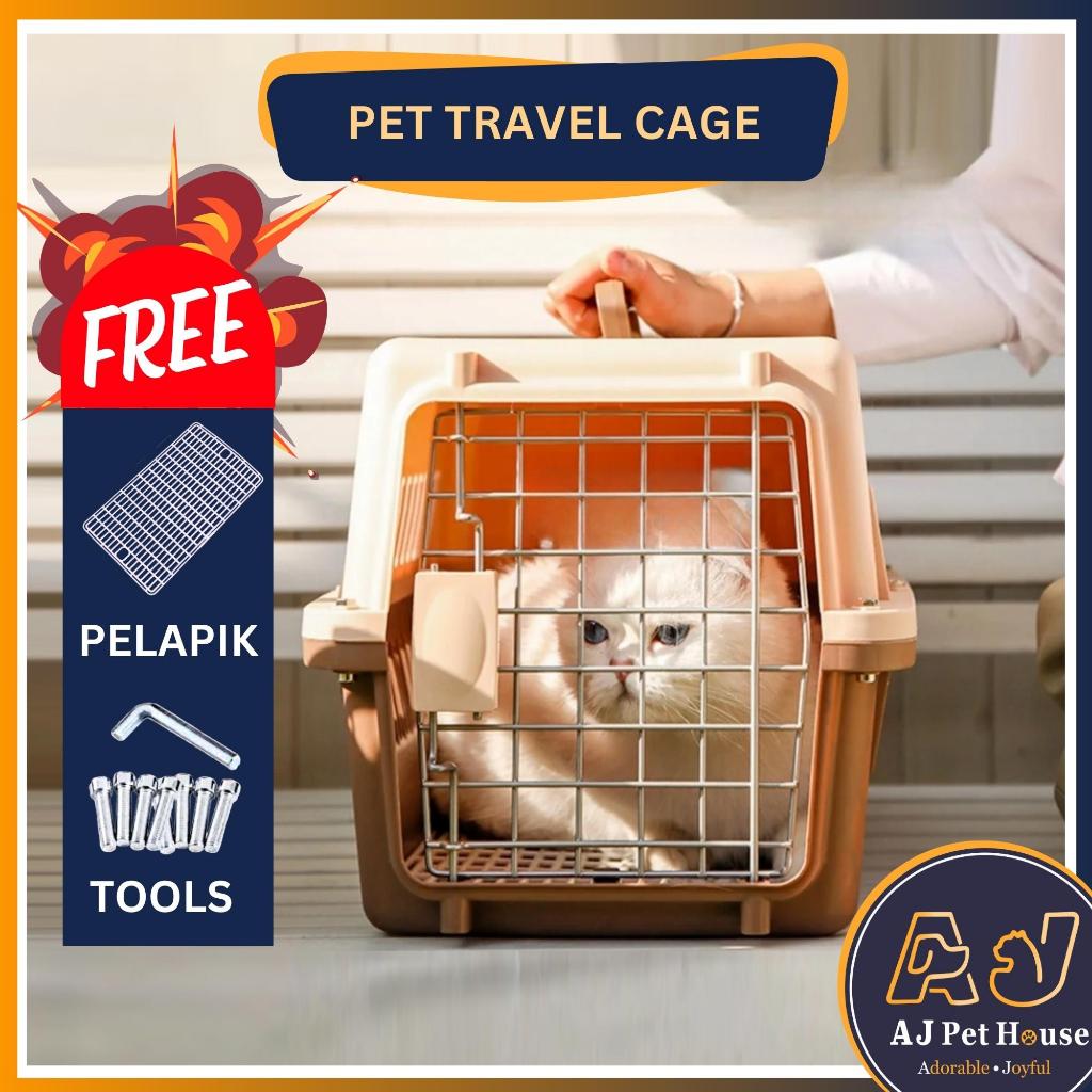 AJPET Pet Carrier Cat Carrier Sangkar Kucing Raga Dog Carrier Pet ...