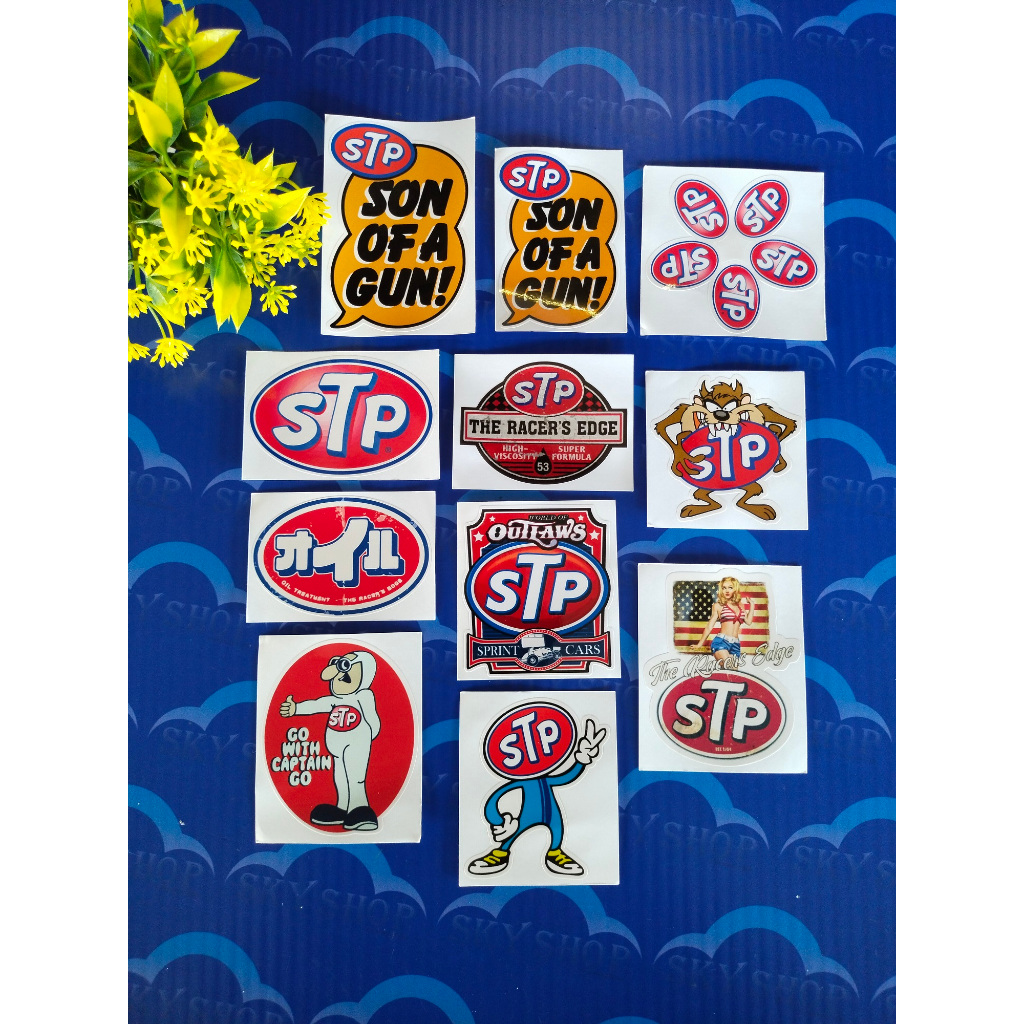 Sticker STP Print (Waterproof) Son of Gun/Go With Captain Go | Shopee ...
