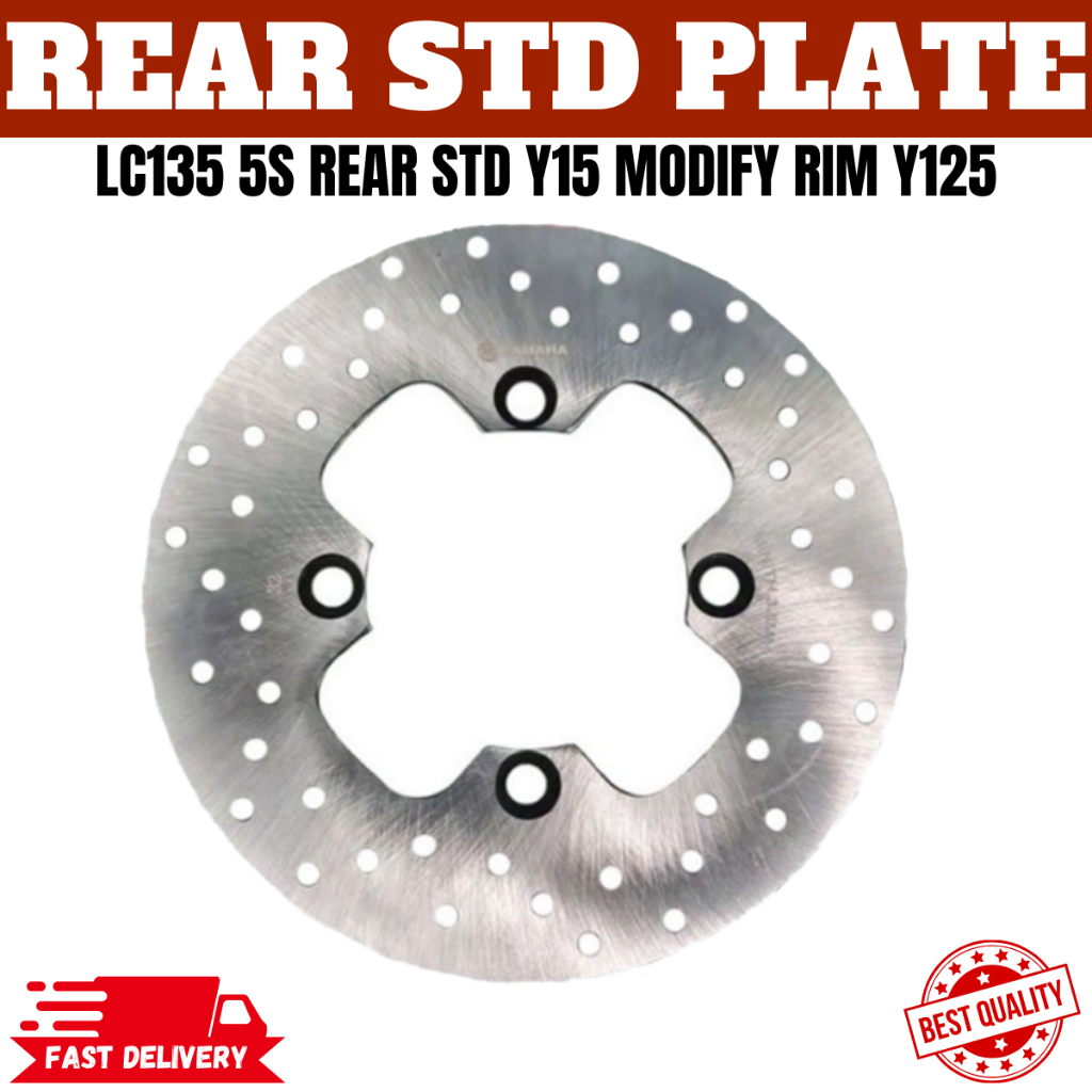 DISC PLATE LC135 5S REAR STD Y15 MODIFY RIM Y125 ENKEI KING DRAG YAMAHA ...