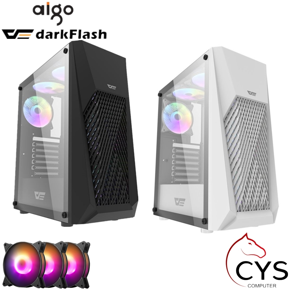 AIGO DARKFLASH DK150 TG ATX CASING | Shopee Malaysia