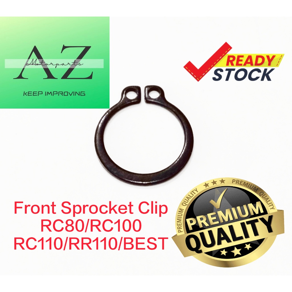 SUZUKI RC80/RC100/RC110/RR110/BEST FRONT SPROCKET CLIP ( MADE IN JAPAN ...