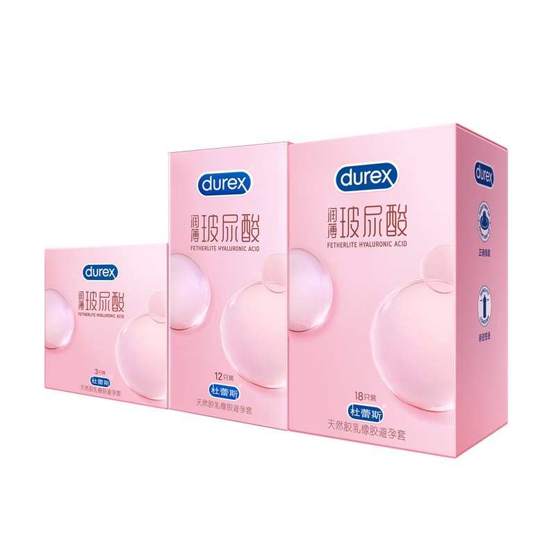 New Product Original Durex Condom For Men Fetherlite Hyaluronic acid ...