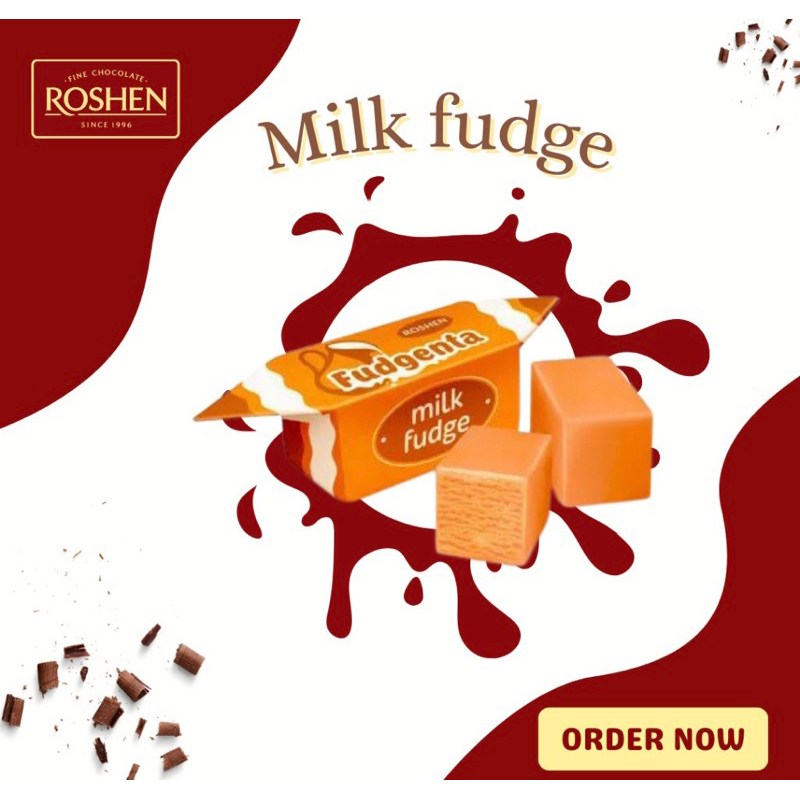Roshen Fudgenta Milk Fudge 0.8kg | Shopee Malaysia