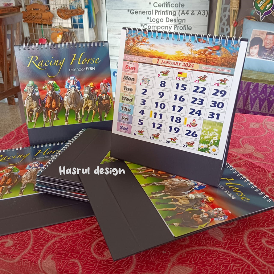 KALENDAR KUDA 2024 +FREE GIFT | Shopee Malaysia