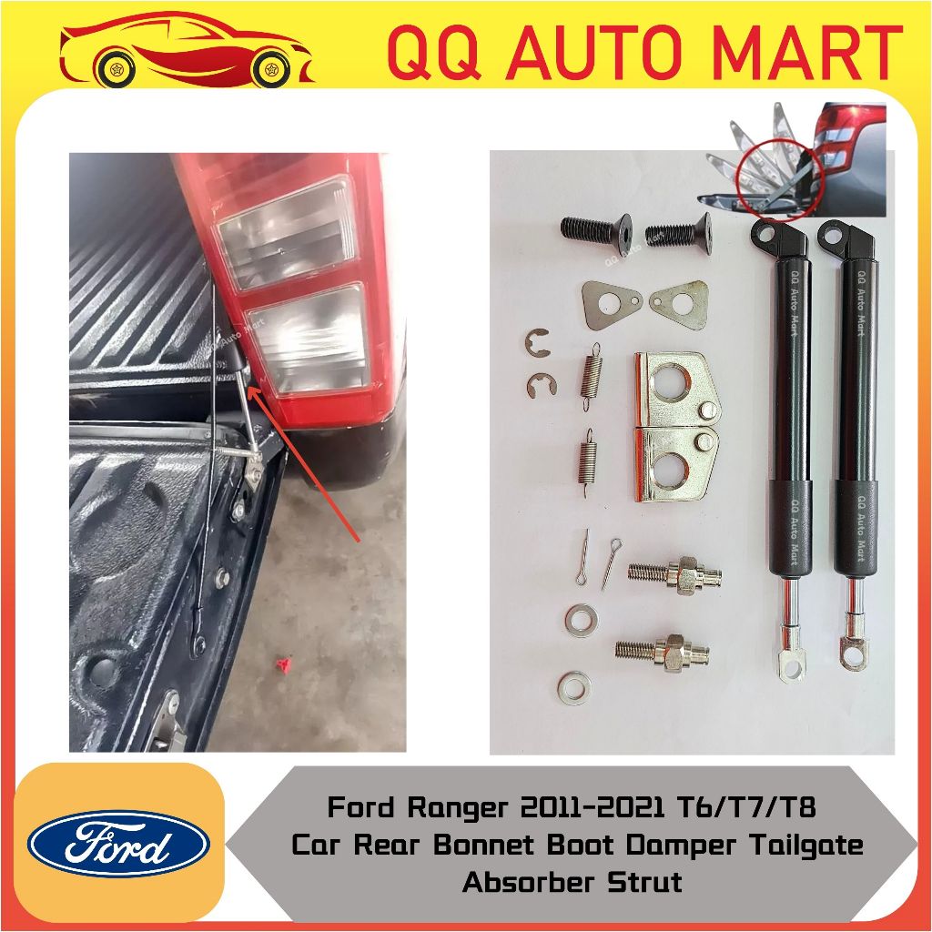 Ford Ranger 2011-2021 T6/T7/T8 Rear Bonet Damper | Shopee Malaysia