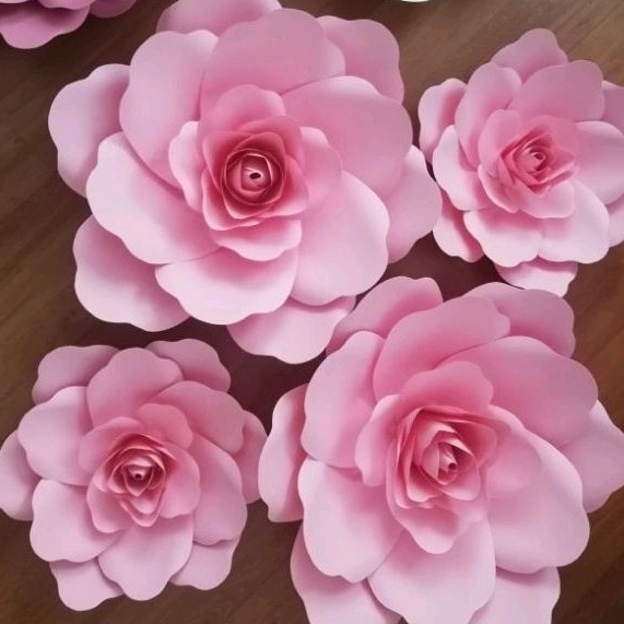 Paper Flower Decoration/Backdrop/Wedding Decoration/Bunga Kertas Deco ...