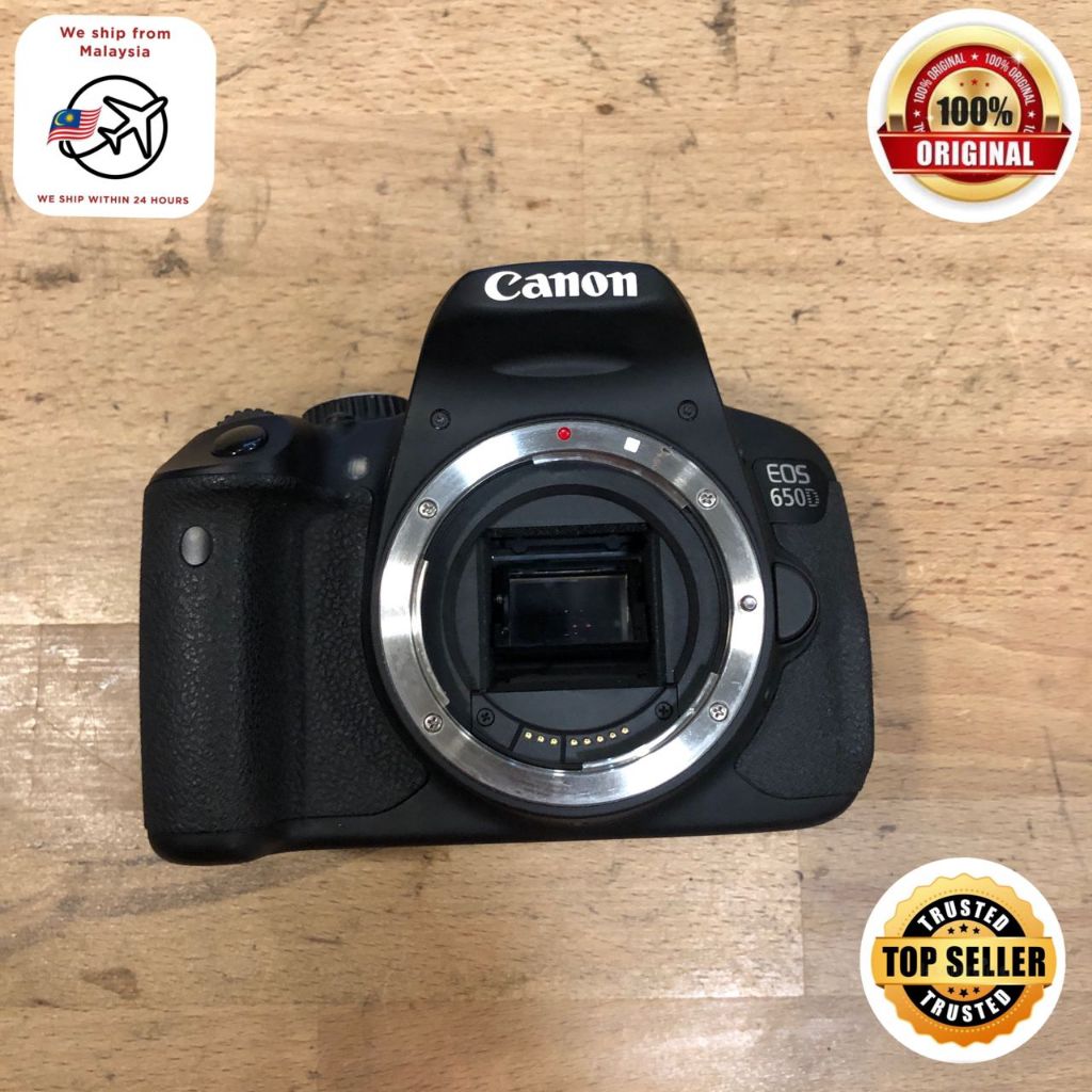 CANON EOS 650D CAMERA DSLR 100% ORIGINAL USED | Shopee Malaysia