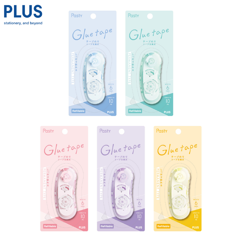 PLUS Pasty Series (2023) Refillable Norino Pod Glue Tape 6mm x 10m [TG-1110P] | Shopee Malaysia